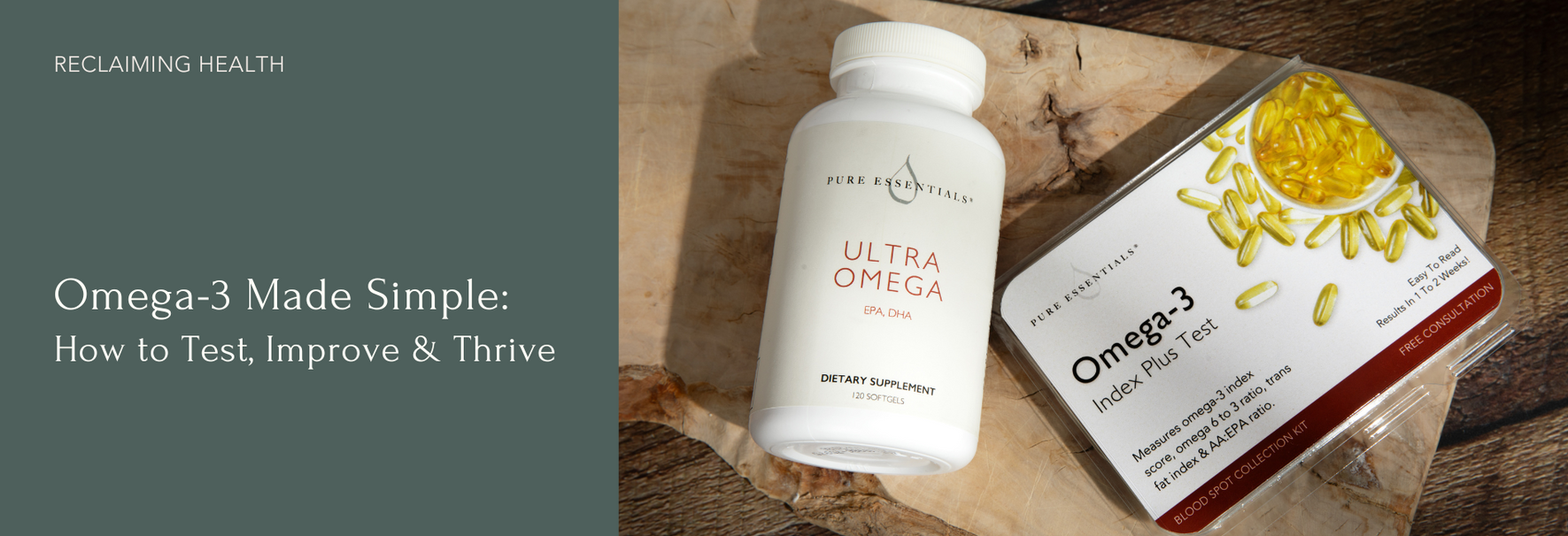 Test & Improve Your Omega-3 Levels | Pure Essentials® – Pure Essentials ...